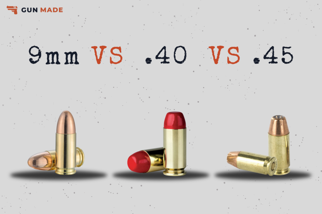 9mm vs. 40 S&W vs. 45 ACP: Ultimate Pistol Cartridge Battle