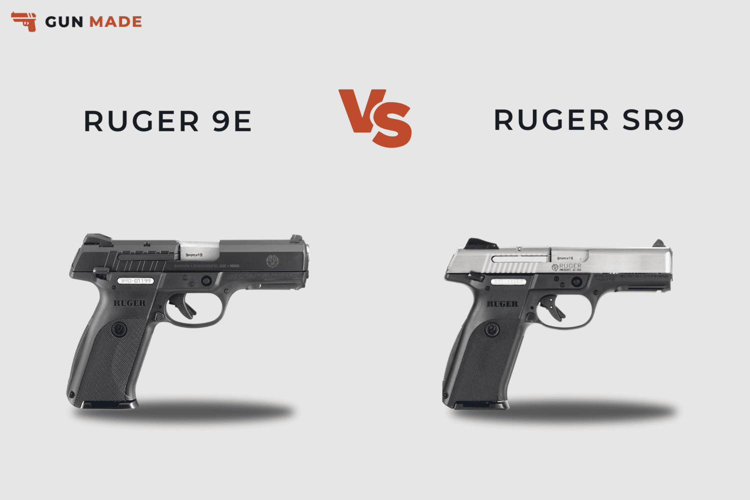 Ruger 9E vs SR9: A Comprehensive Breakdown